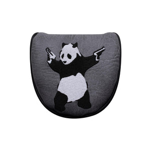 Banksy Bad Panda Mallet Putter Headcover Grey